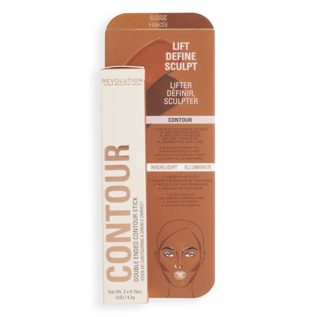 Revolution Fast Base Contour & Highlight Stick Dark – Sattar Direct